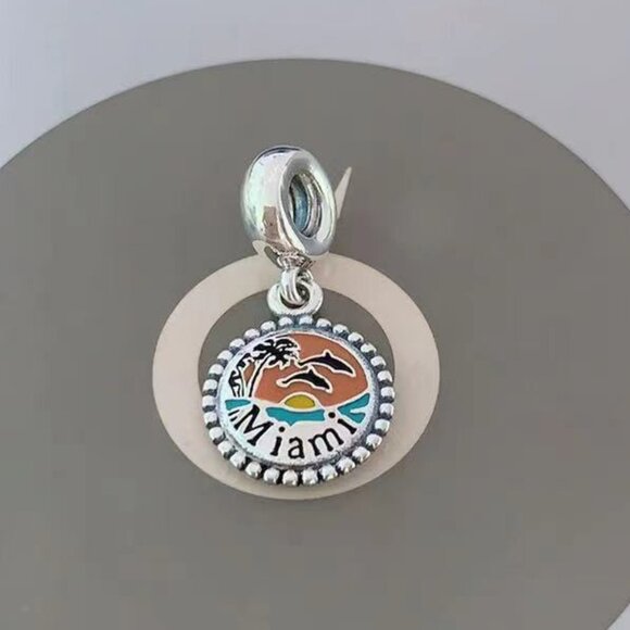 Pandora | Jewelry | Pandora Miami Beach Dangle Charm Travel Pendant ...